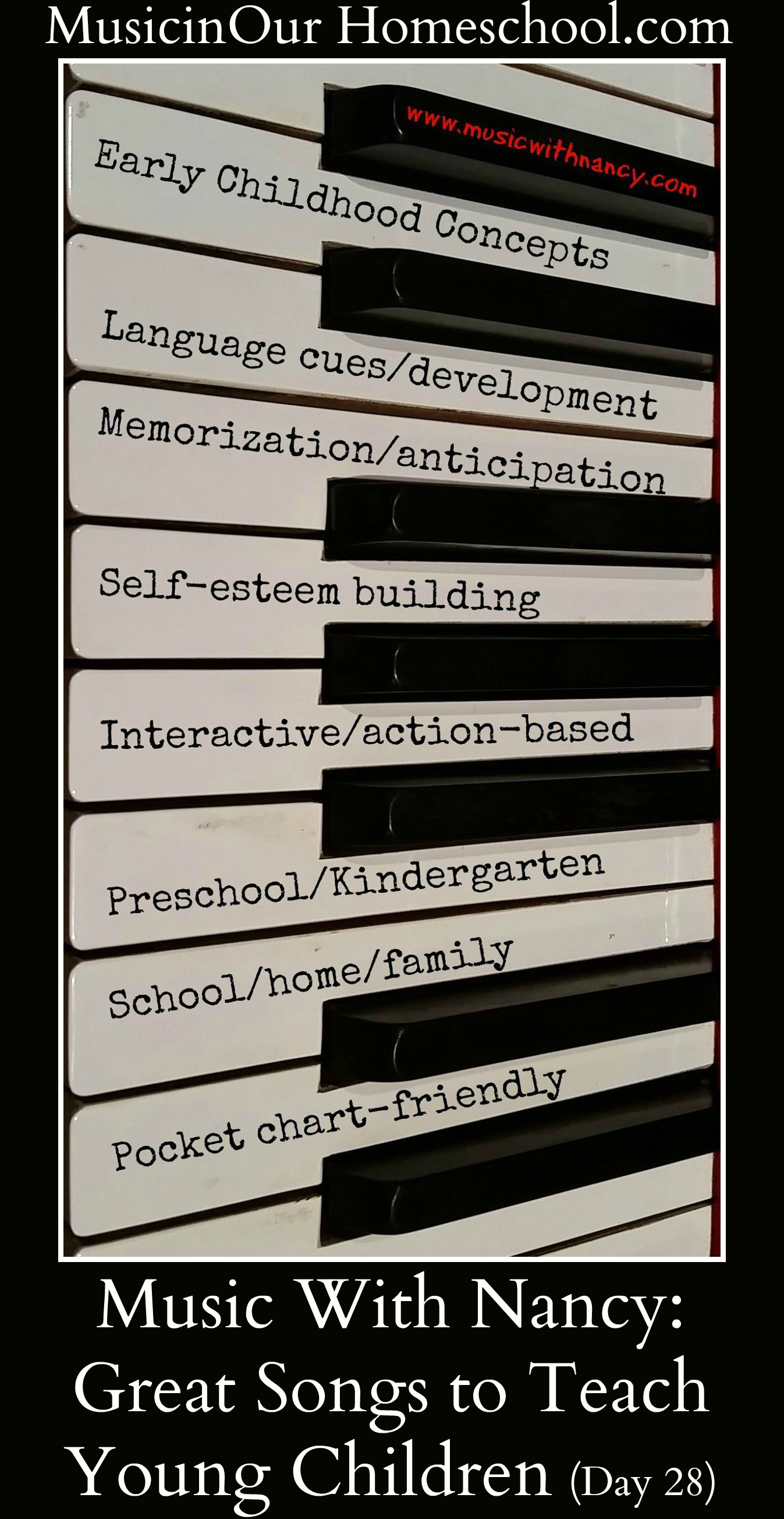 Music With Nancy: Great Songs to Teach Young Children - Music in Our ...
