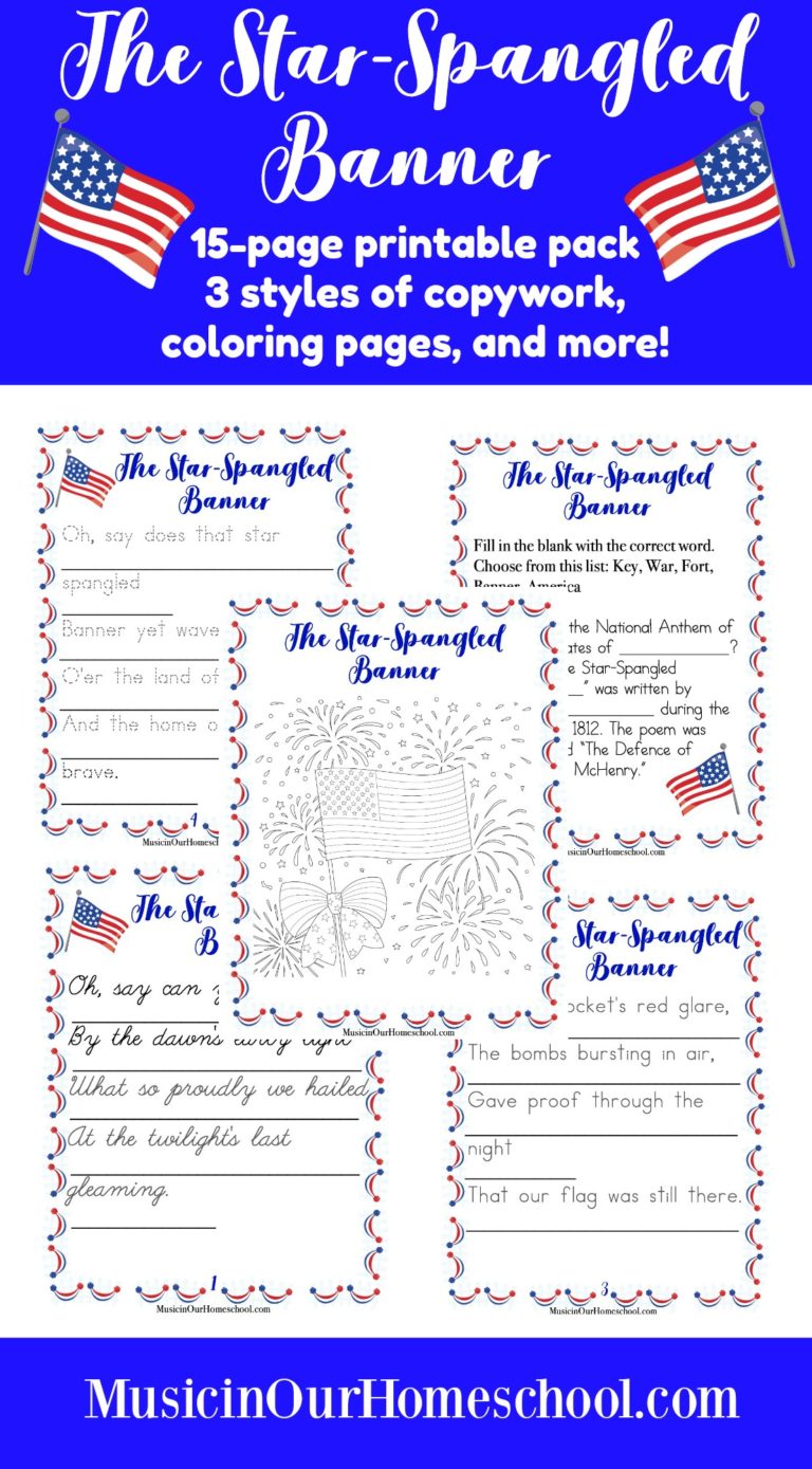 Free Music Lesson on "The Star-Spangled Banner"~Great for Flag Day ...