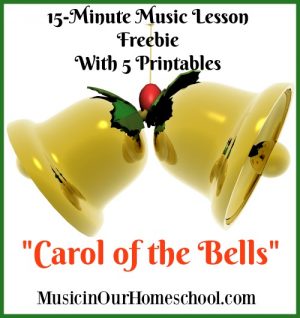 15-Minute Freebie Music Lesson on "Carol of the Bells" with 5-Page ...