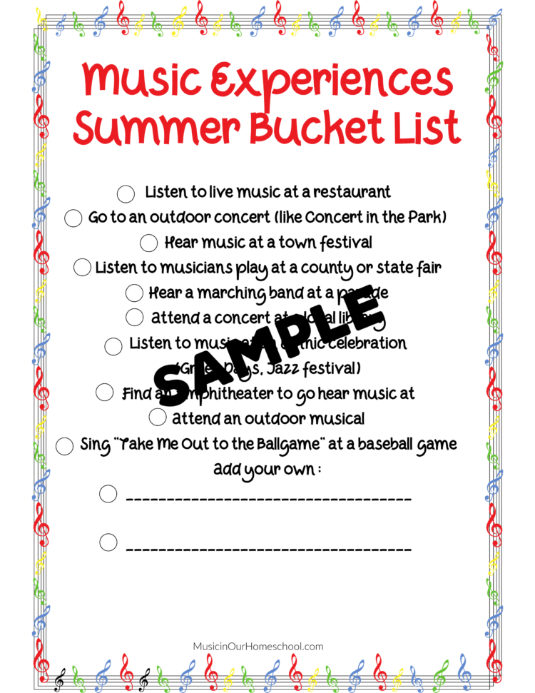 Music with your Kids During the Summer