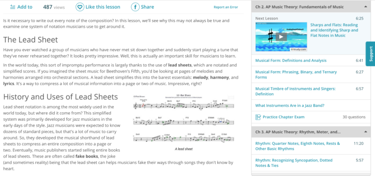 Review of AP Music Theory: Exam Prep from Study.com - Music in Our ...