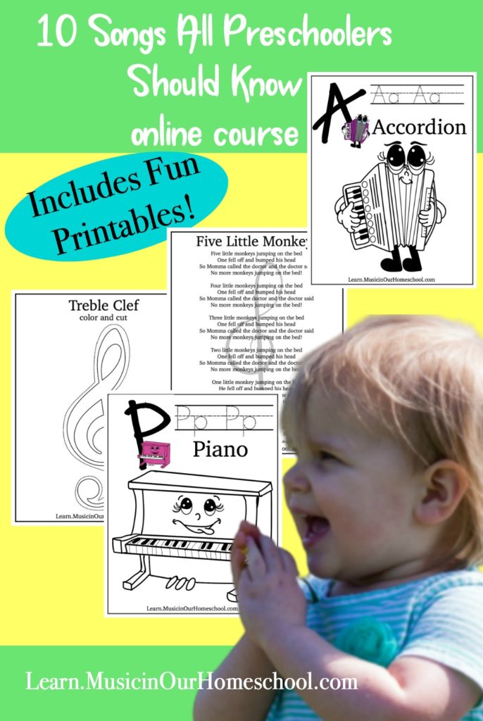 10 Songs All Preschoolers Should Know - Music in Our Homeschool