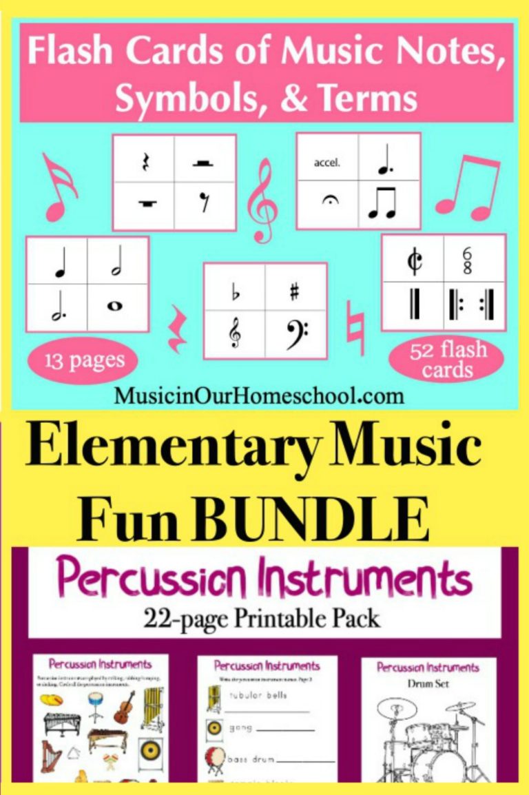 Elementary Music Fun Bundle of Activities - Music in Our Homeschool
