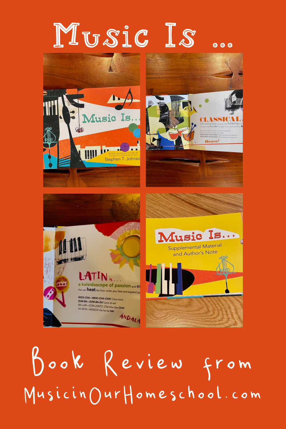 Book Review of “Music Is . . .” by Stephen T. Johnson {Music Book ...