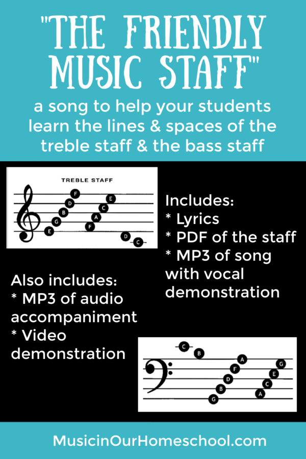 "The Friendly Music Staff" ~ A Song to Teach Your Students about the ...