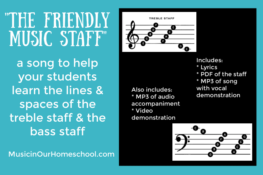 "The Friendly Music Staff" ~ A Song to Teach Your Students about the ...