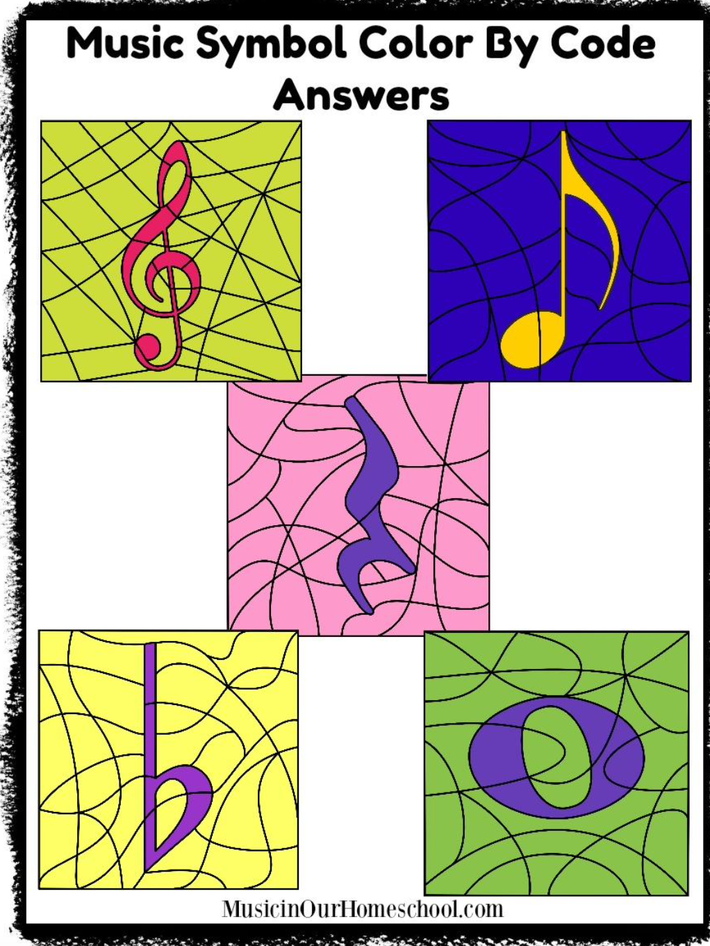 Music Learning and Fun Printable Set - Music in Our Homeschool