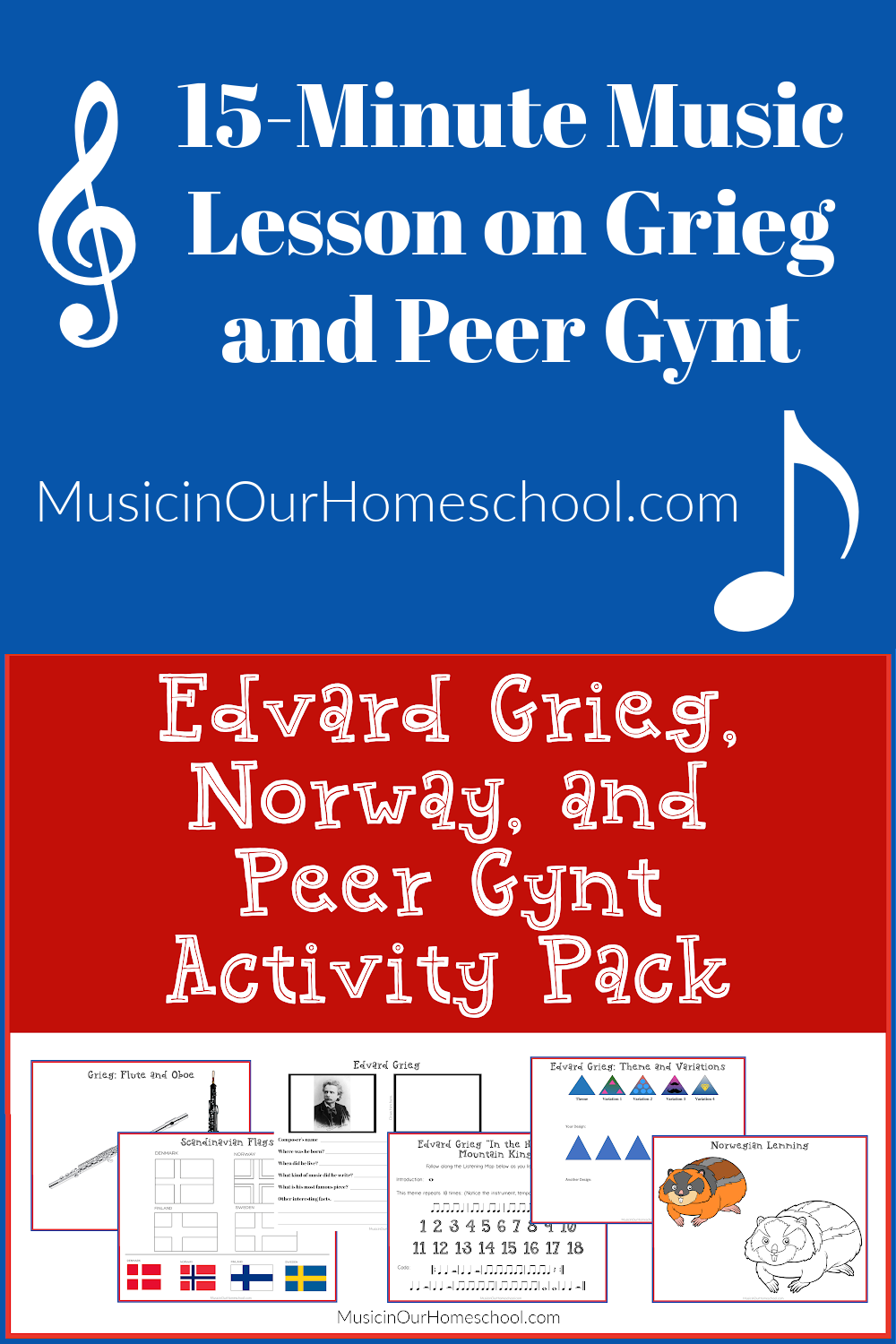 15-Minute Music Lesson on Grieg and Peer Gynt - Music in Our Homeschool