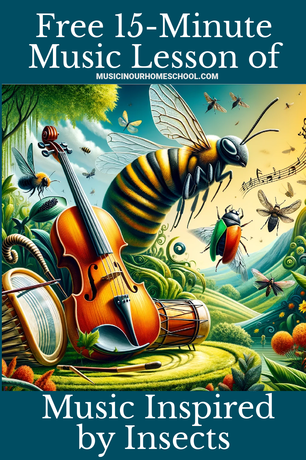 15-Minute Music Lesson of Music Inspired by Insects ~ Music in Nature ...