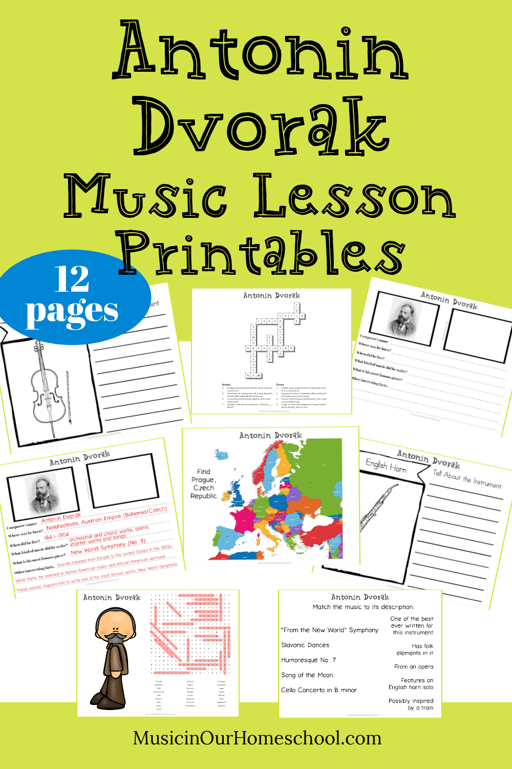 Composer Spotlight: Who is Antonín Dvořák? (E71) - Music in Our Homeschool