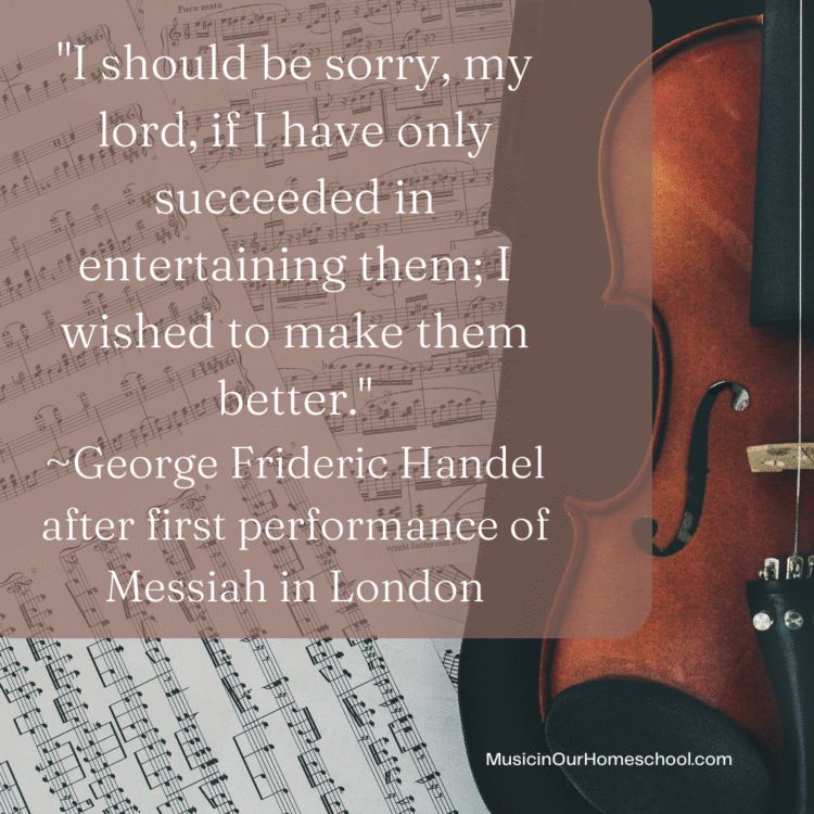 Composer Spotlight: George F. Handel and his Messiah Homeschool Lesson ...