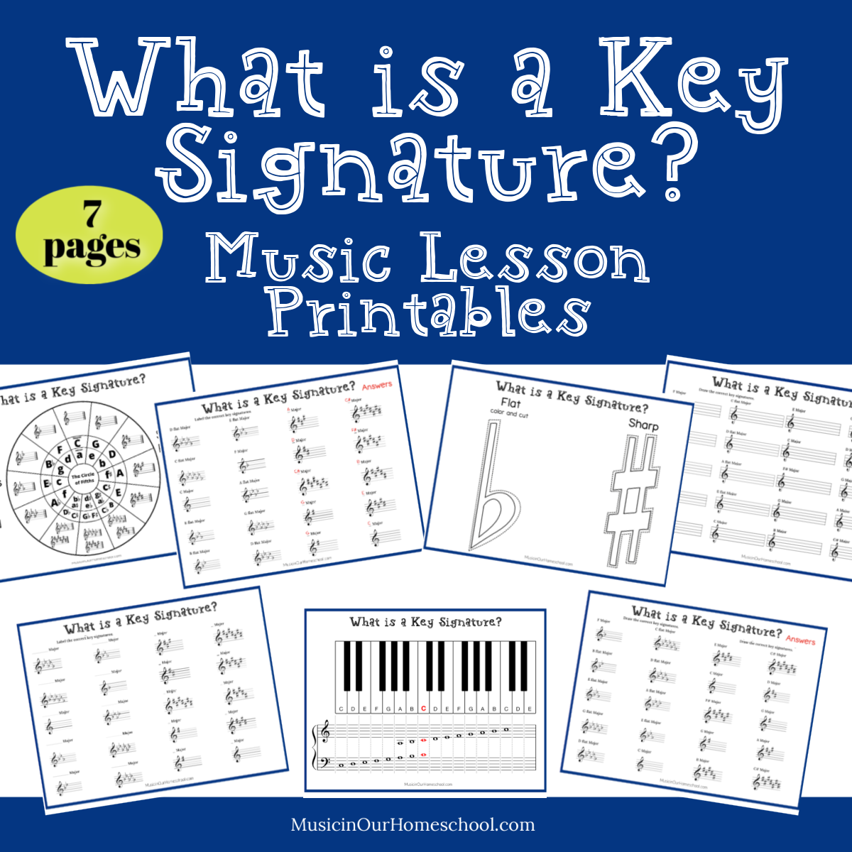 Music Theory Mini Lesson: What is a Key Signature? (E106) - Music in ...