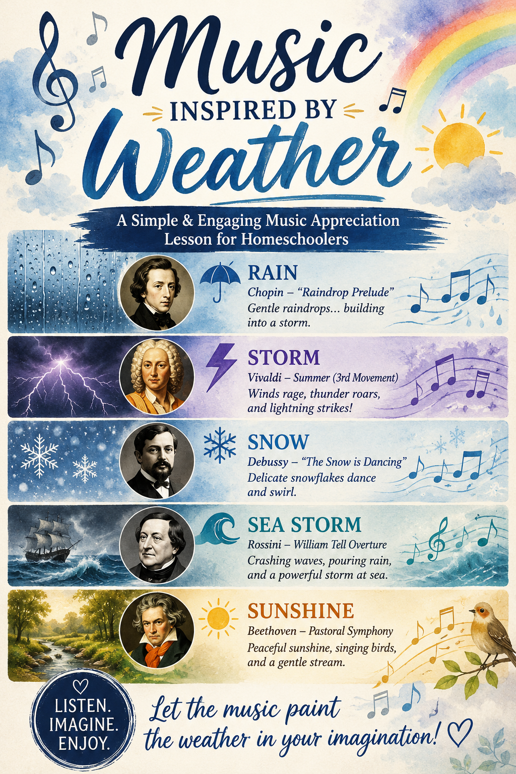 15-Minute Music Lesson About Music Inspired by Weather ~ Music in ...