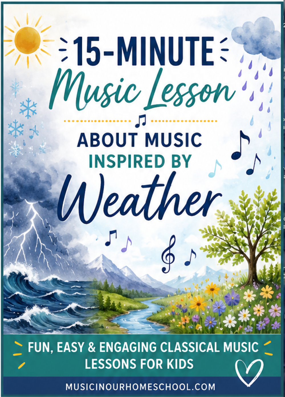 15-Minute Music Lesson About Music Inspired by Weather ~ Music in ...